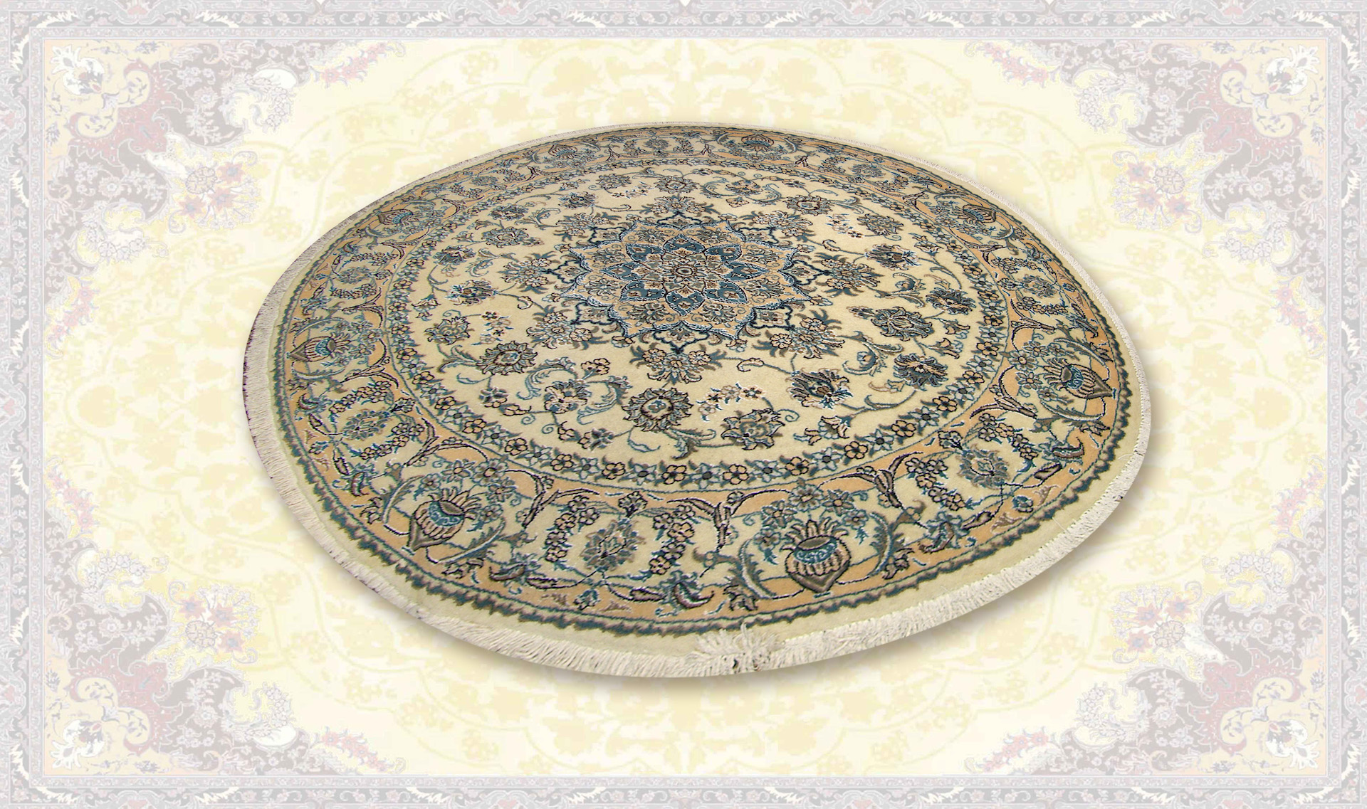 Persian - Nain - 2.00 x 2.00 - AT732 - Heritage Rug Sale